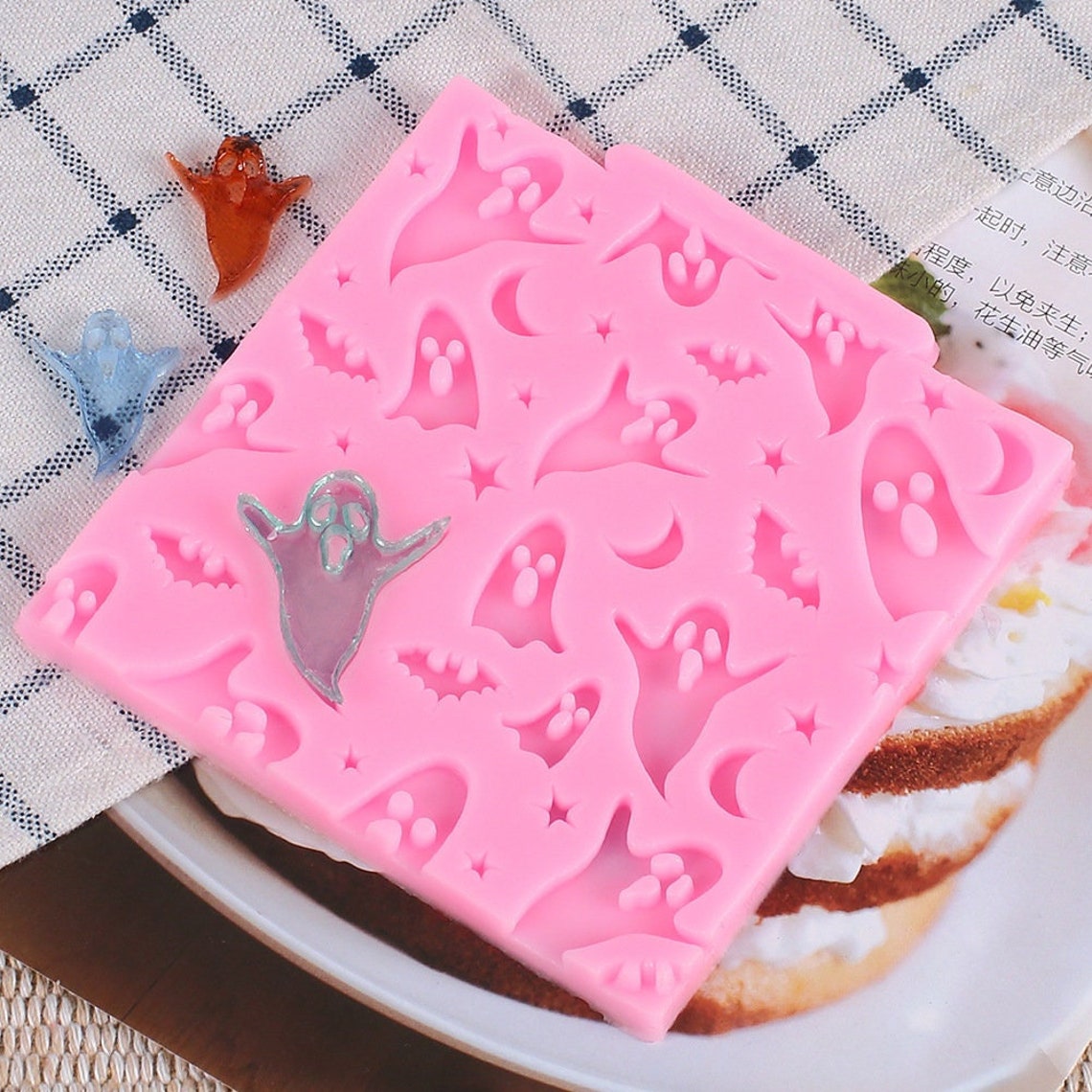 Ghost Silicone Mold Star Moon Mold Scary Creepy Halloween Mold | Etsy