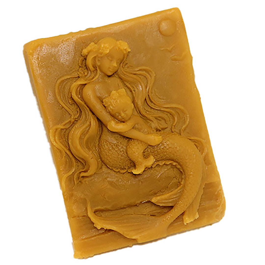 Mermaid Hugging Baby Mold Mermaid Soap Mold Handmade Candle Silicone ...