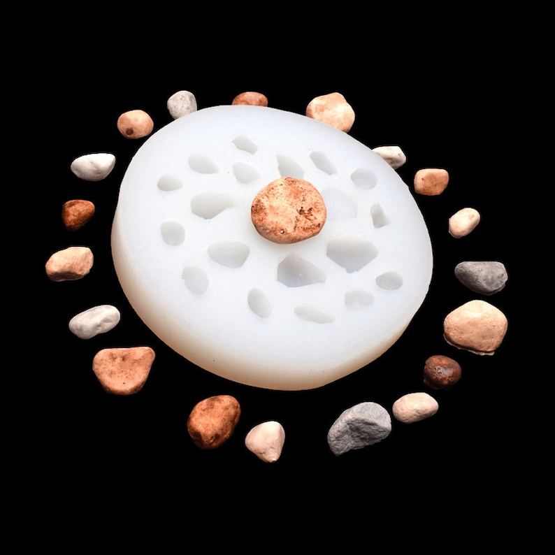 20-cavity Small Stone Mold Pebble Stone Silicone Mold - Etsy Ireland