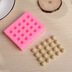 20-cavity Berry Silicone Mold Mini Fruit Strawberry Mold Chocolate ...