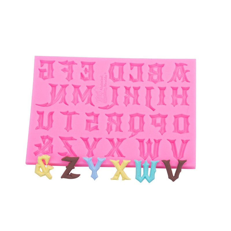 Letter Silicone Mold Alphabet Resin Mold Full Alphabet | Etsy
