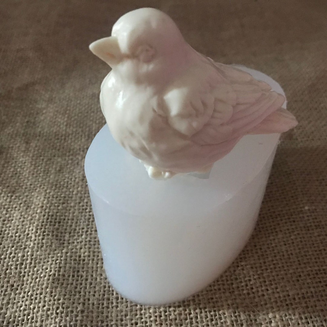 3D Small Bird Mold Cute Bird Silicone Mold Casting Resin Epoxy Mold ...