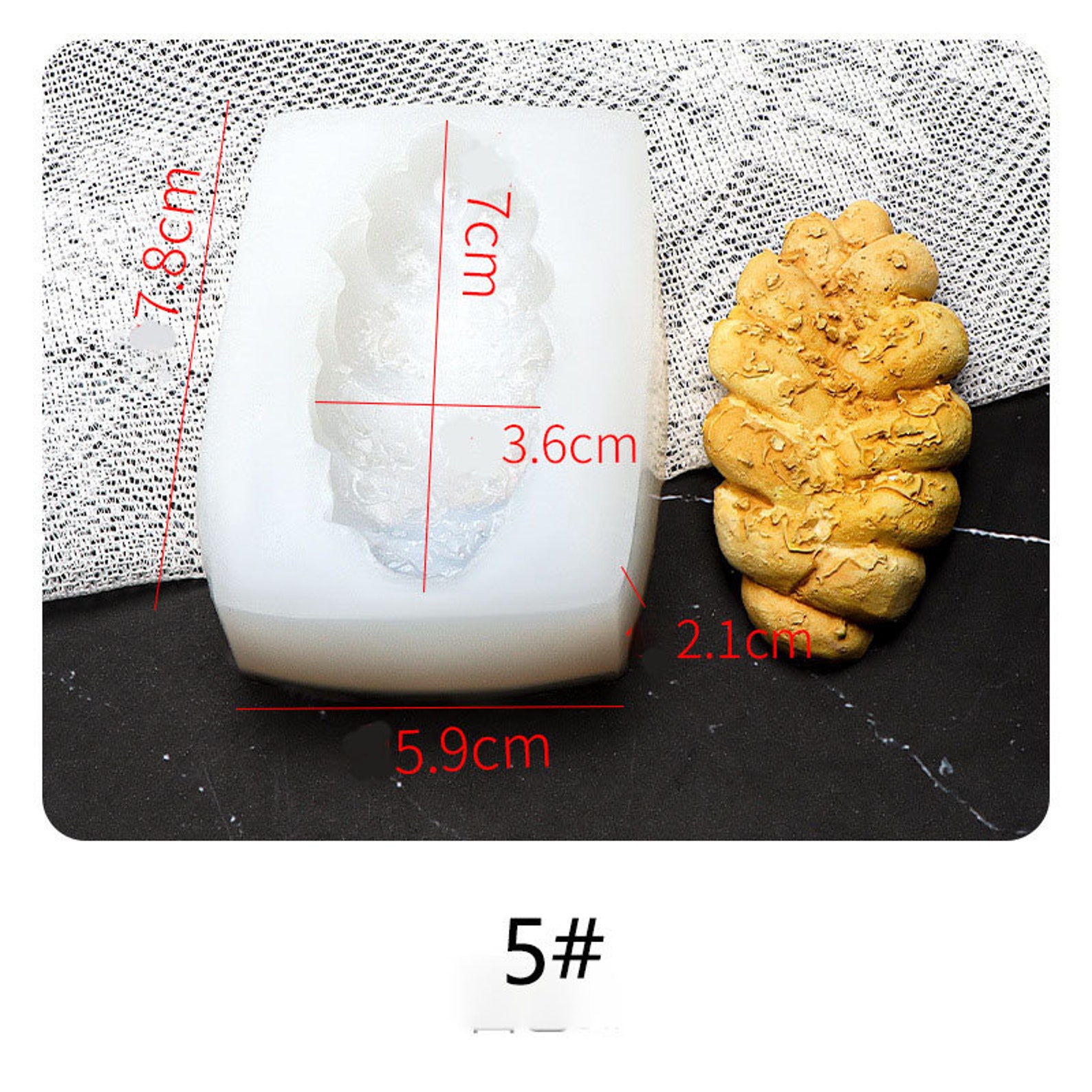 Realistic Mini Bread Mold Hot Dog Silicone Mold Kawaii Fake Food Mold ...