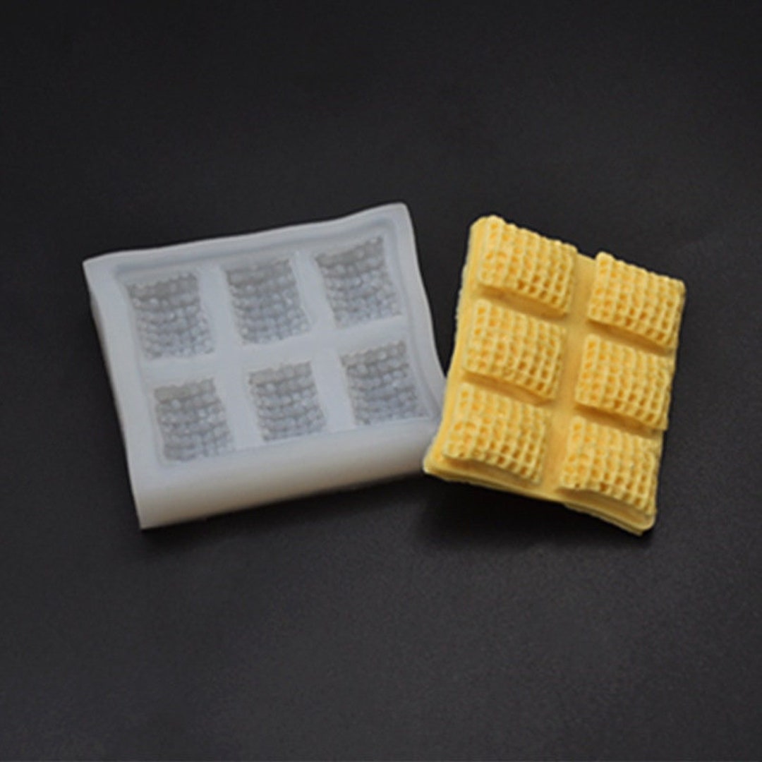Mini Crackers Snacks Mold Kawaii Waffle Mold Cookies Silicone Mold for ...