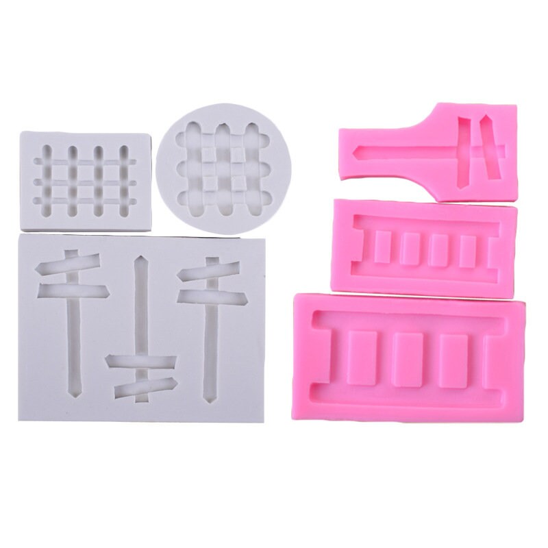 DIY Fence Silicone Mold Ladder Resin Mold Gardening Mold,signpost Mold ...