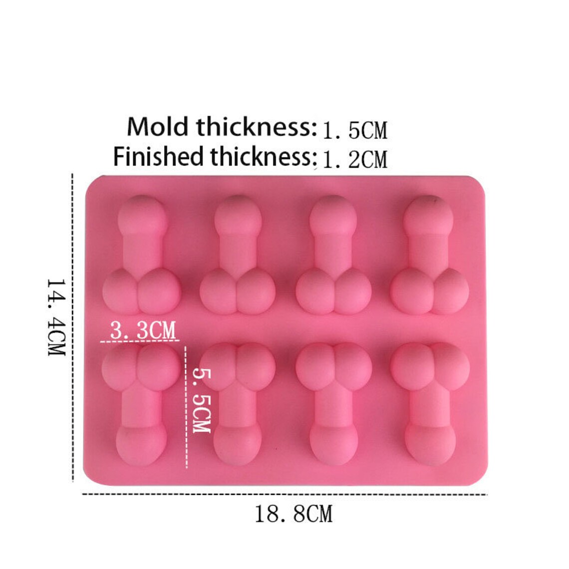 Penis Silicone Mold Sex Mold Fondant Sugar Ice Making Jelly Etsy