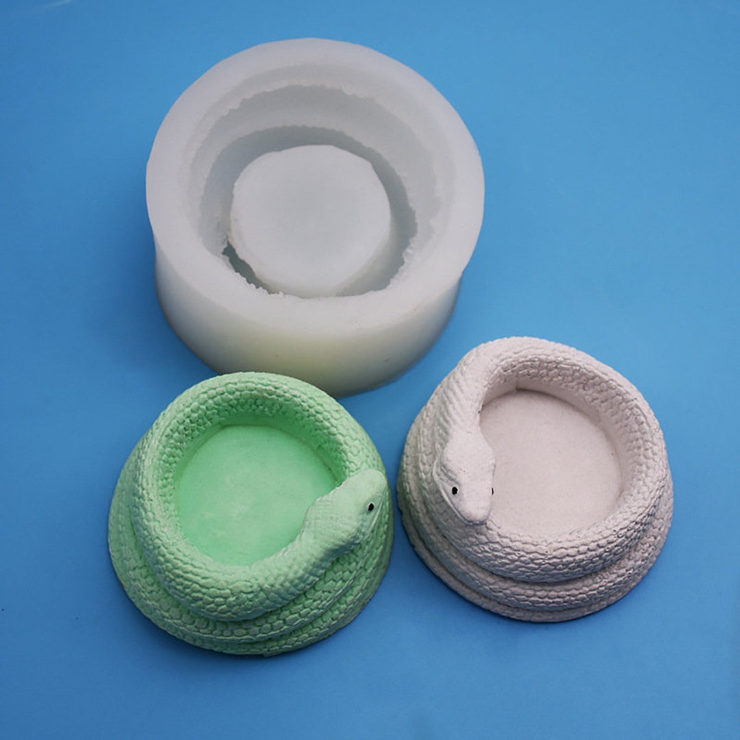 Snake Candle Mold Snake Candle Holder Mold Snake Silicone Mold Handmade ...