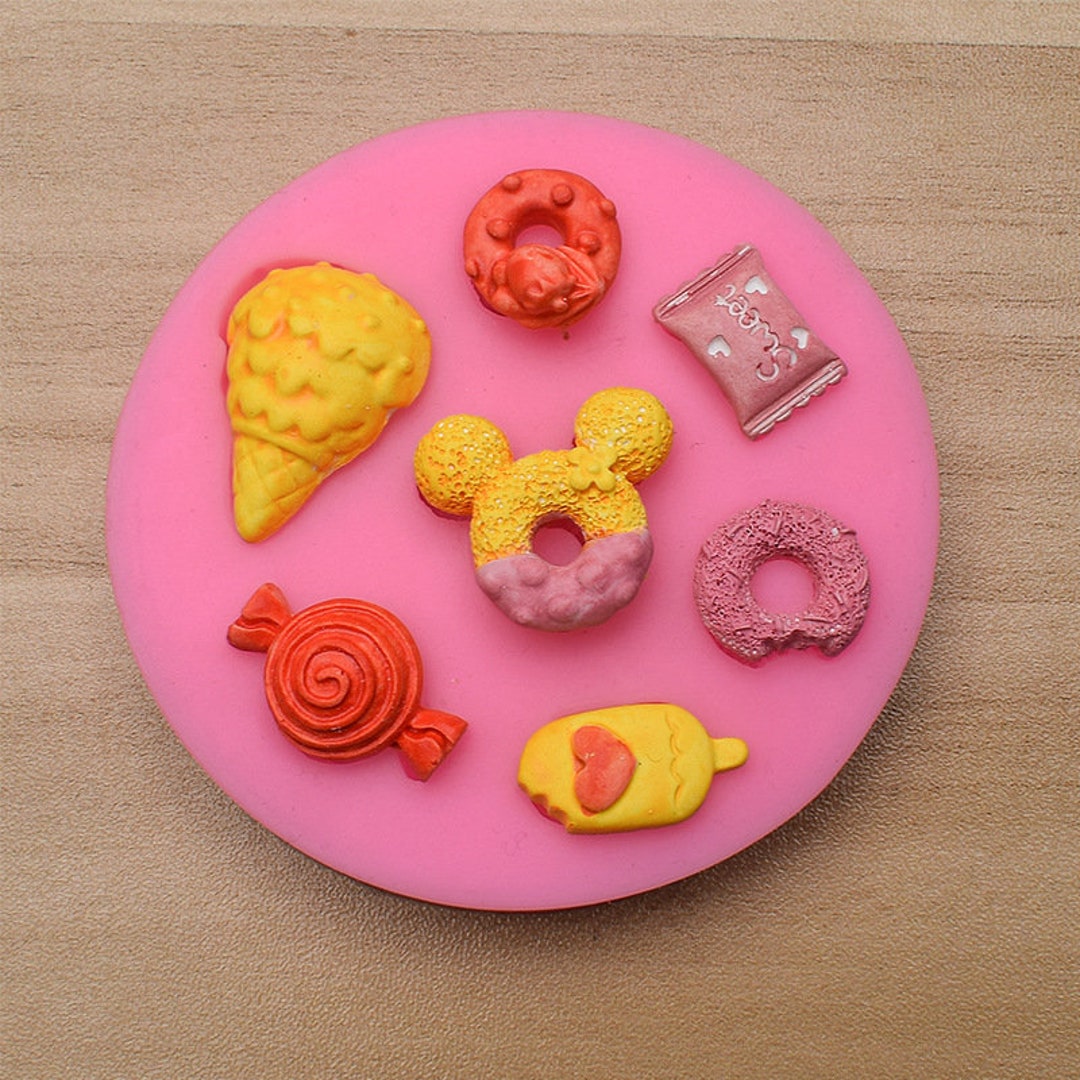 Mini Crackers Snacks Mold Kawaii Fruit Loop Miniature Candy Silicone ...