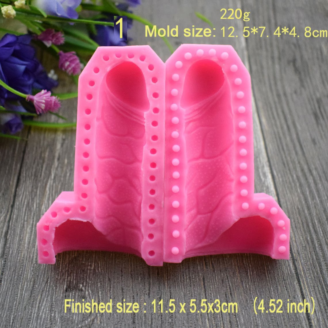 3D Penis Silicone Mold,genital Shape Mold,3 Size Penis Resin Mold,dick ...