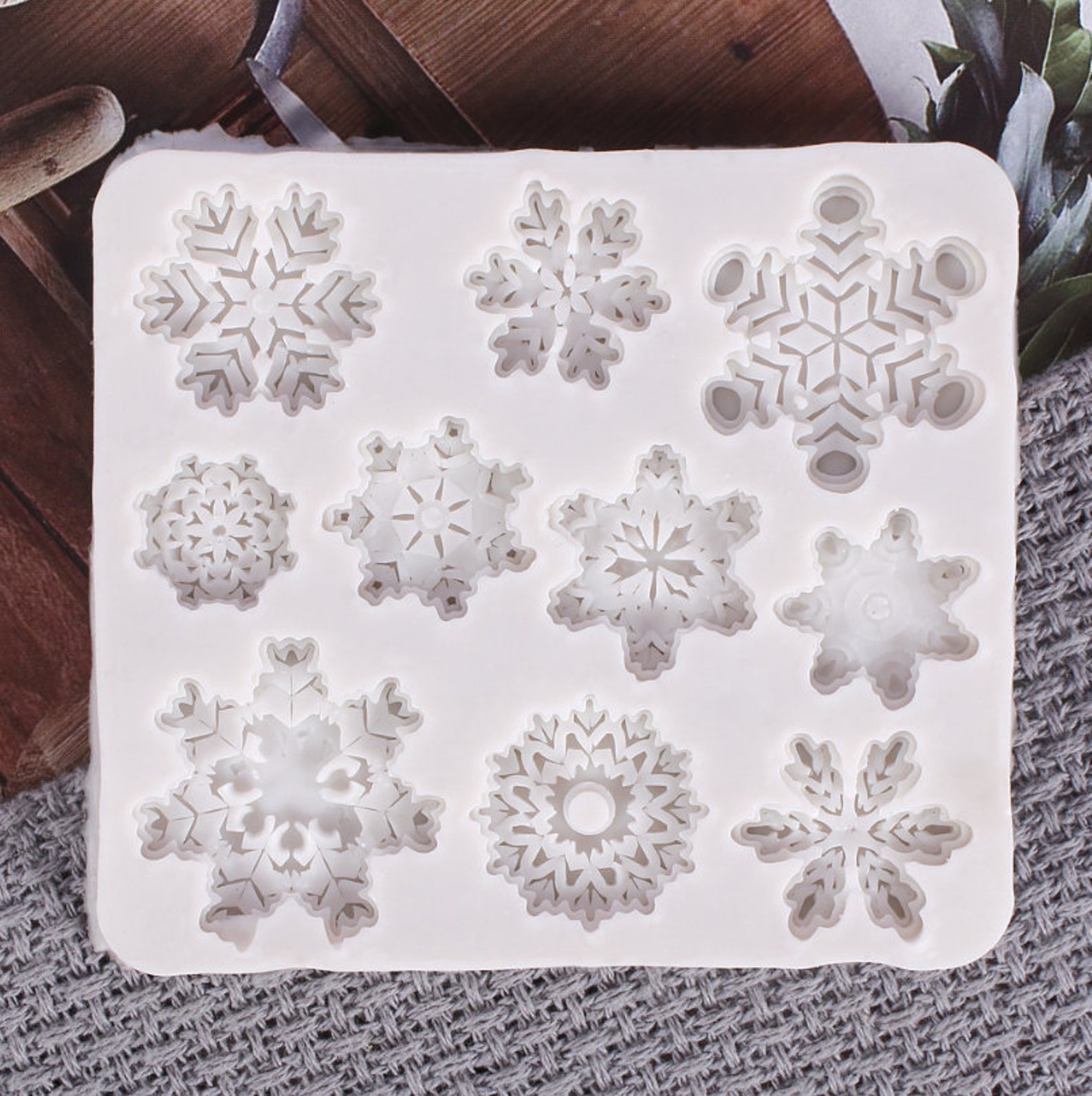 Various Snowflakes Resin Mold Craft Snow Silicone Mold - Etsy