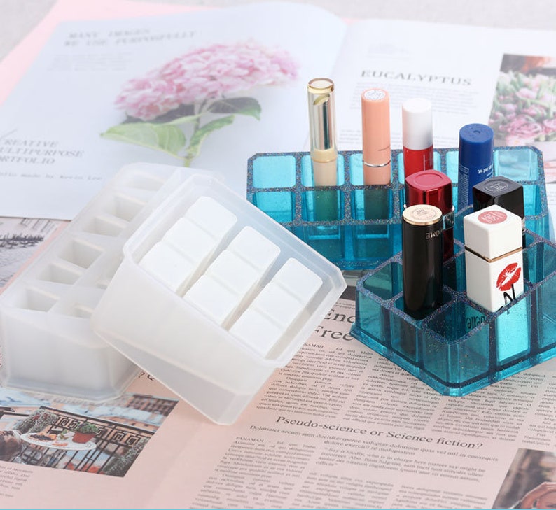 Lipstick Box Silicone Moldstorage Box Resin Epoxy Mould diy - Etsy