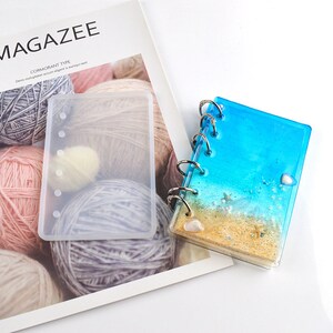 5 Sizes Notebook Cover Silicone Mold Book Cover Resin Epoxy Mold ...