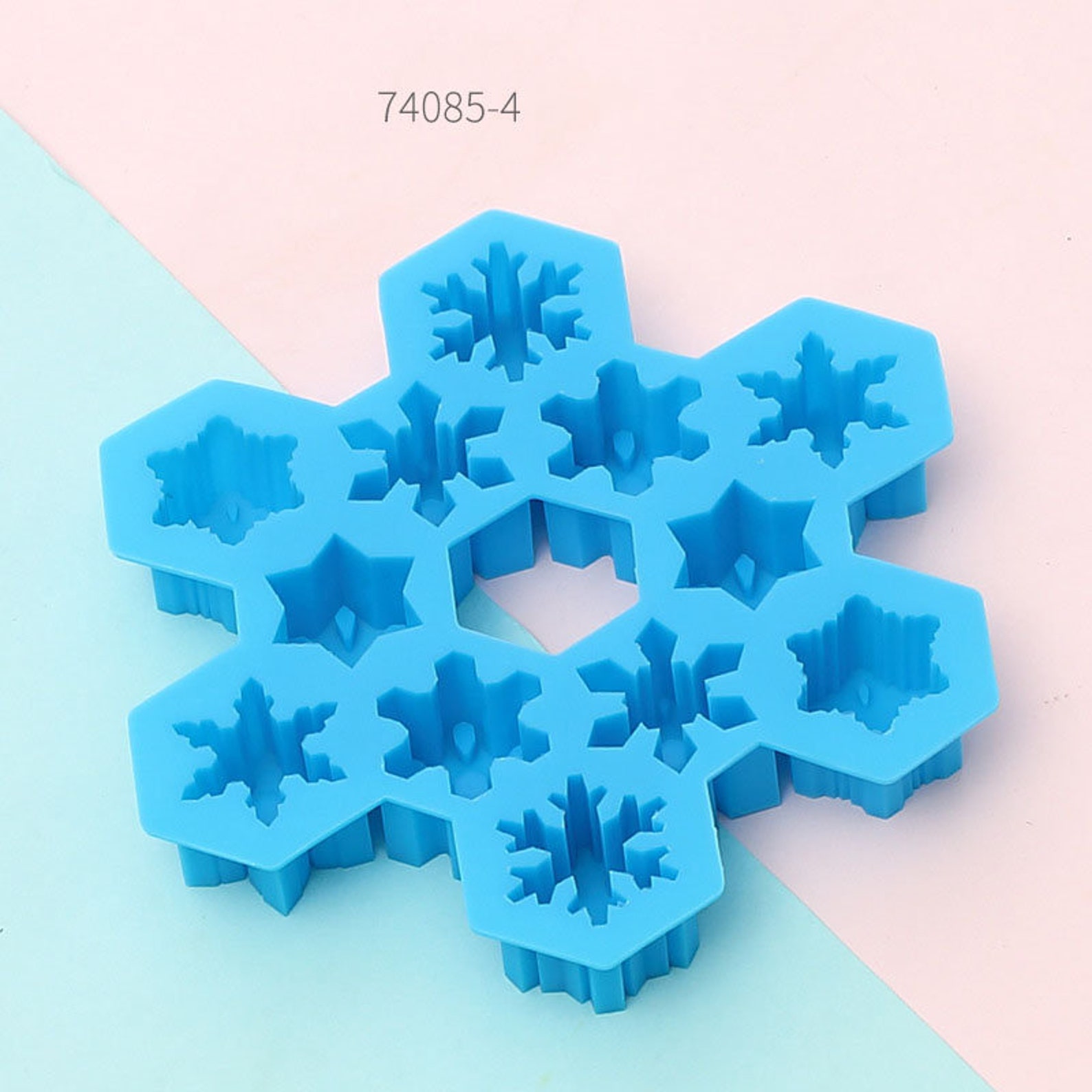 Christmas Snowflake Ice Cube Silicone Mold for - Etsy