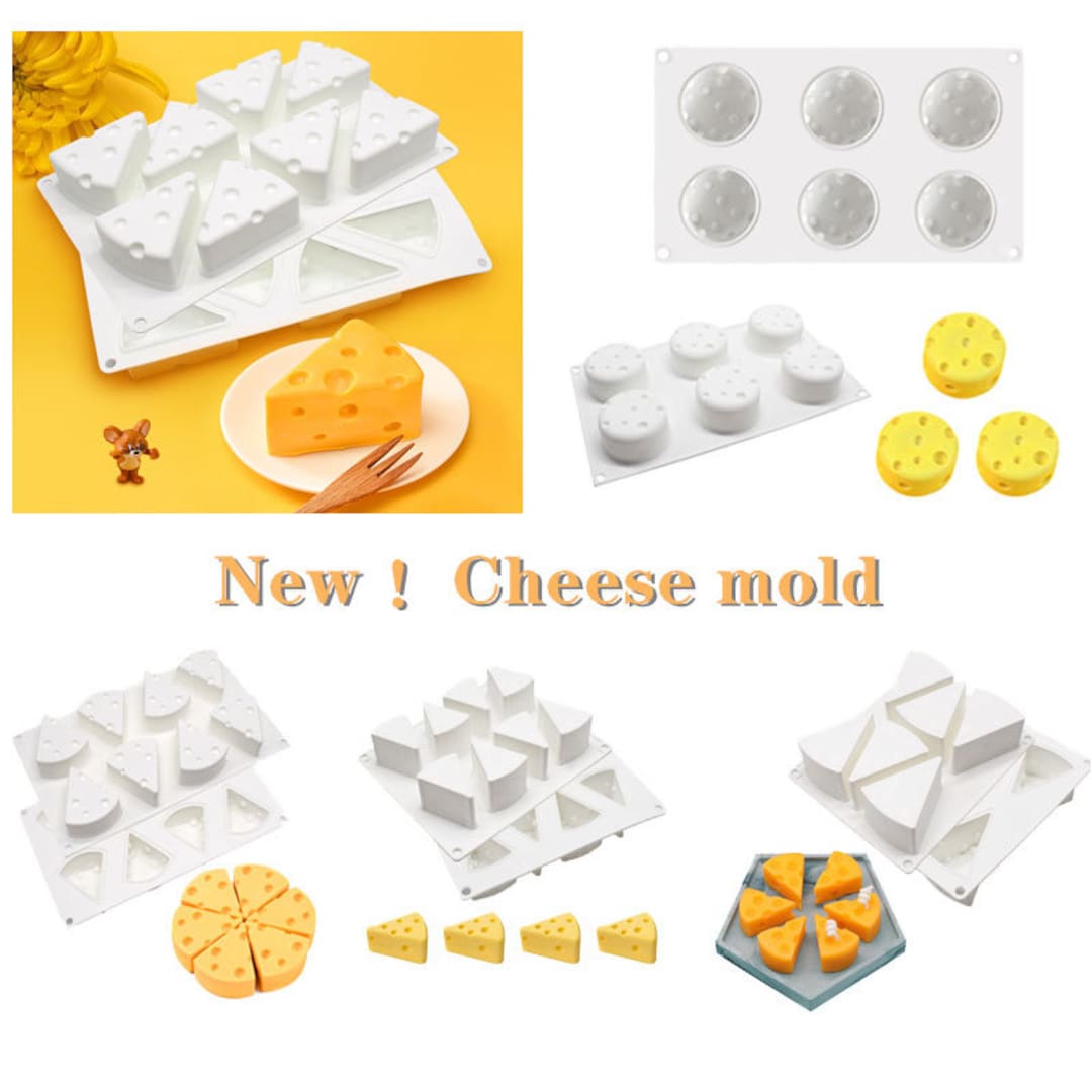 Cheese Shape Silicone Mold Fondant Sugar Making Candle Resin Mold ...