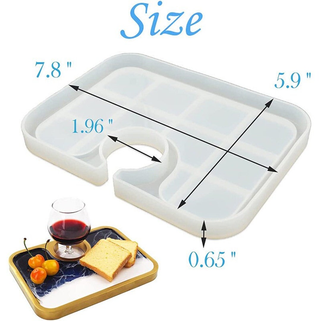 Silicone Tray Mold Rolling Tray Silicone Mold Coaster Silicone Mold ...