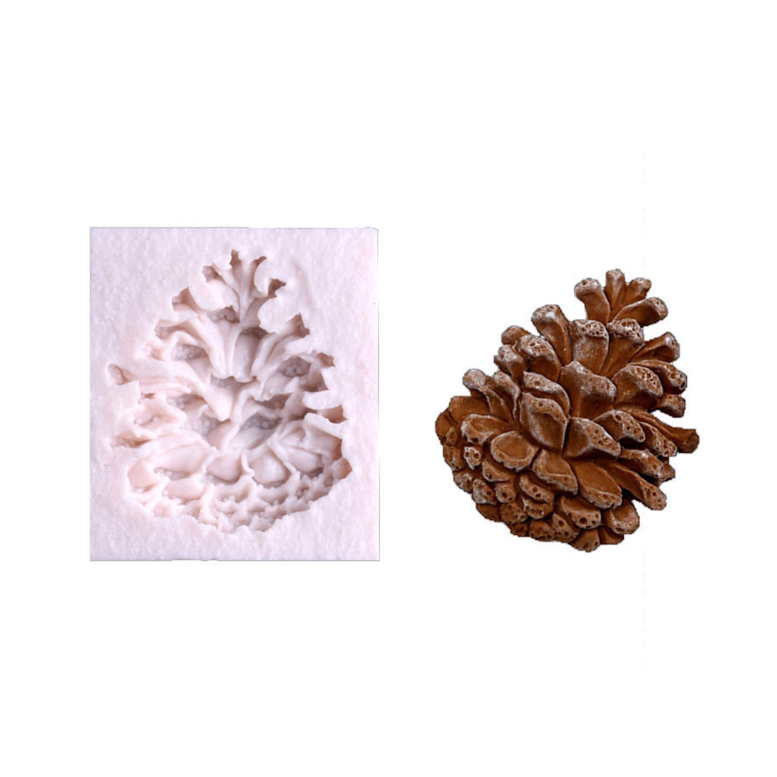 Pine Cone Resin Mold Christmas Silicone Mold Pine Cone Crafts - Etsy