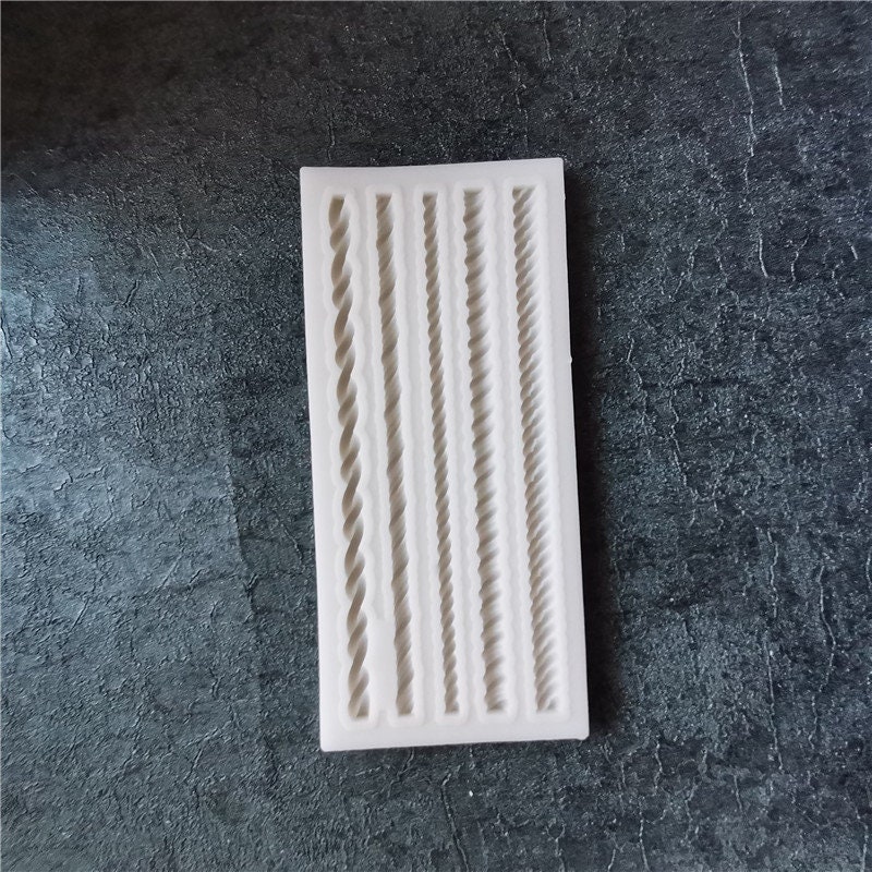 Weave Border Silicone Mold Braid Texture Rope Knit Mold for - Etsy