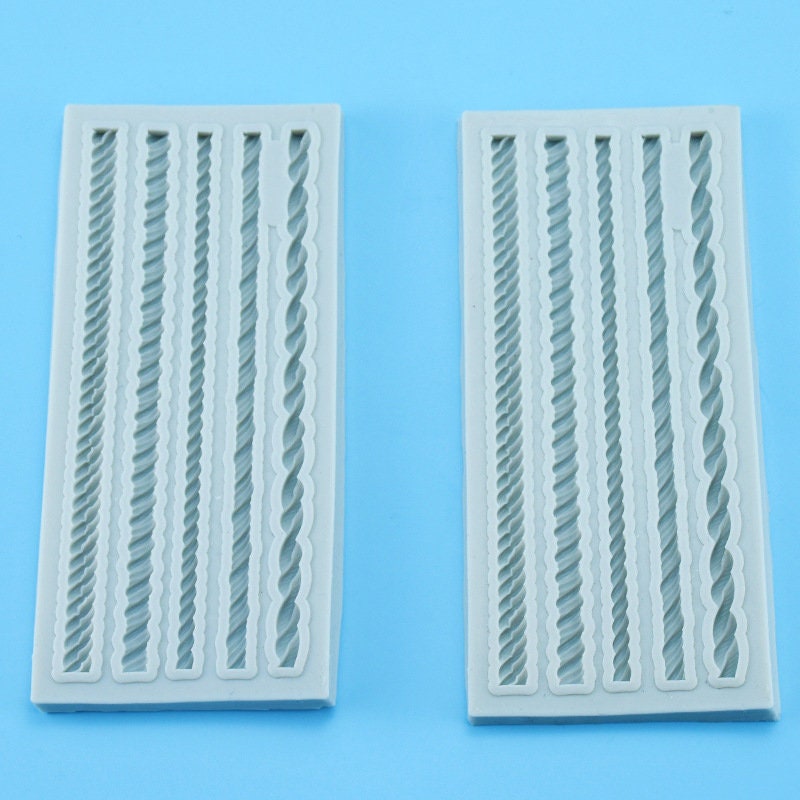 Weave Border Silicone Mold Braid Texture Rope Knit Mold for - Etsy