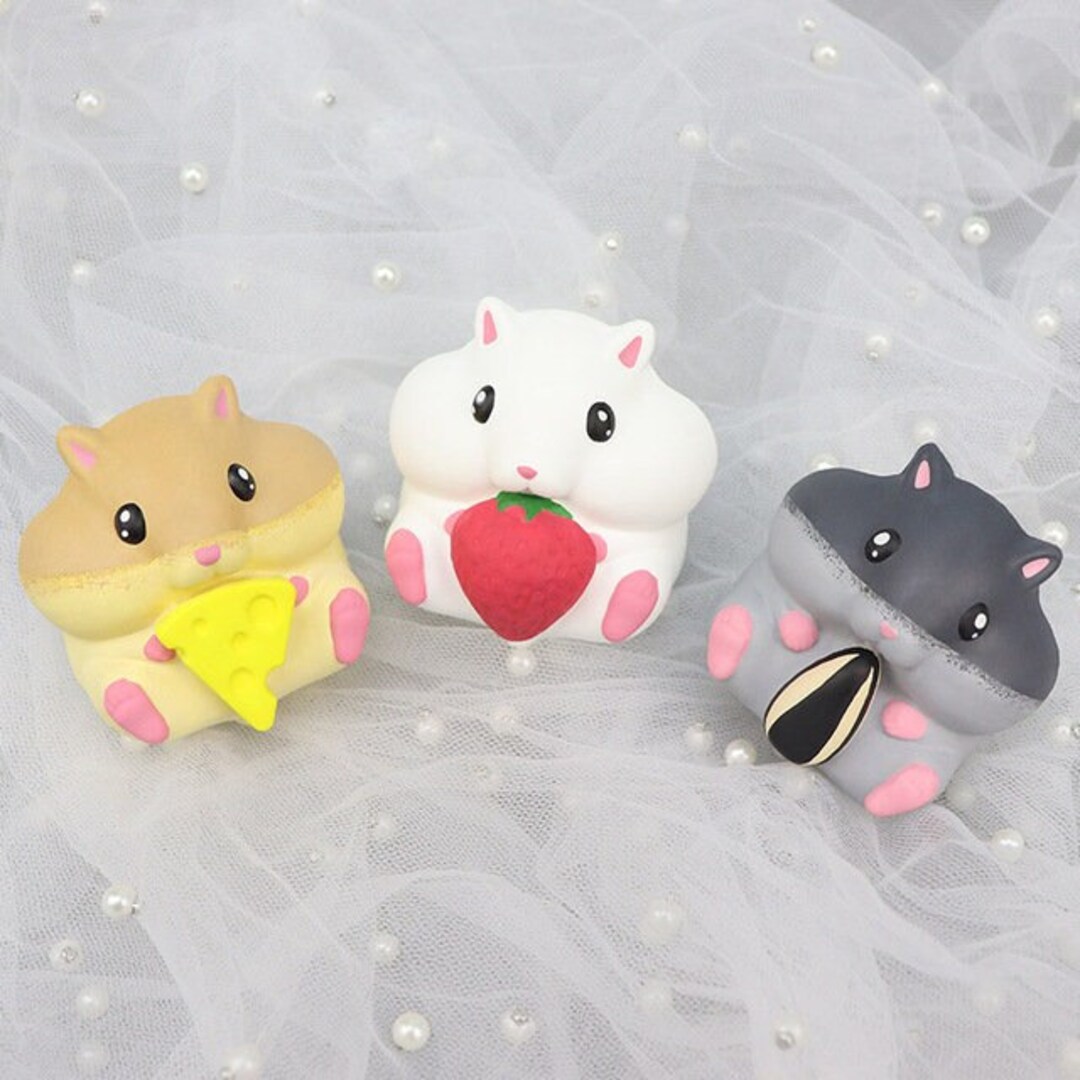 3D Hamster Silicone Mold Kawaii Animal Mold Soap Candle Making Resin ...