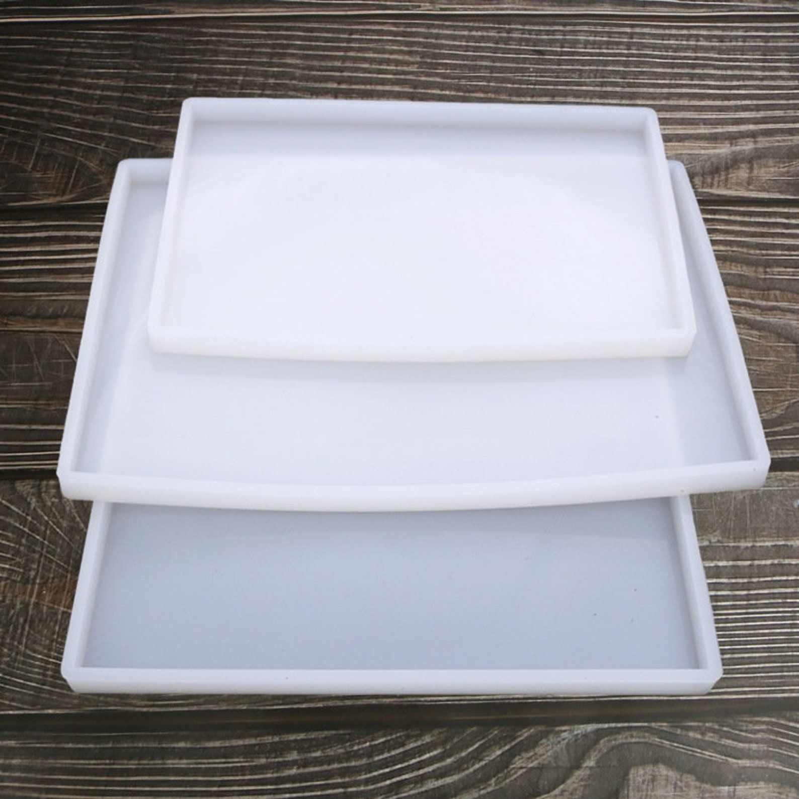 Rectangle Silicone Mold Large Coaster Mould Resin Epoxy Mould - Etsy
