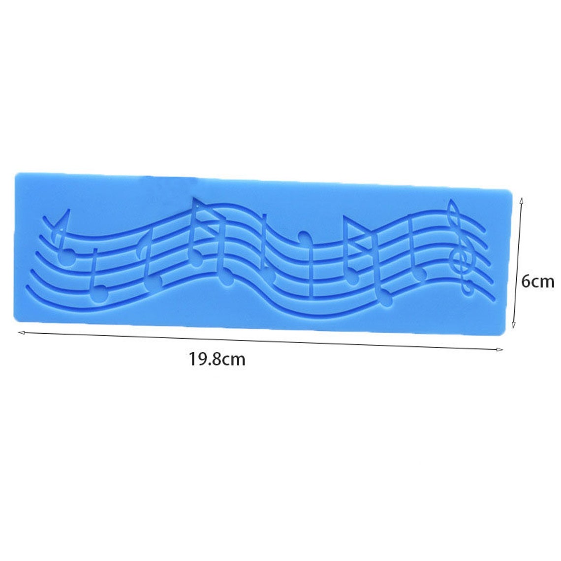 Musical Note Silicone Mold Music Sheet Mold Music Fondant Cake Border ...