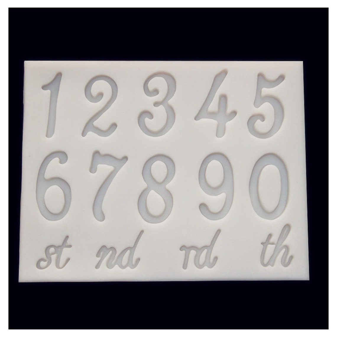 Number Silicone Mold Number Resin Mold 0-9 Silicone Mold 3D - Etsy