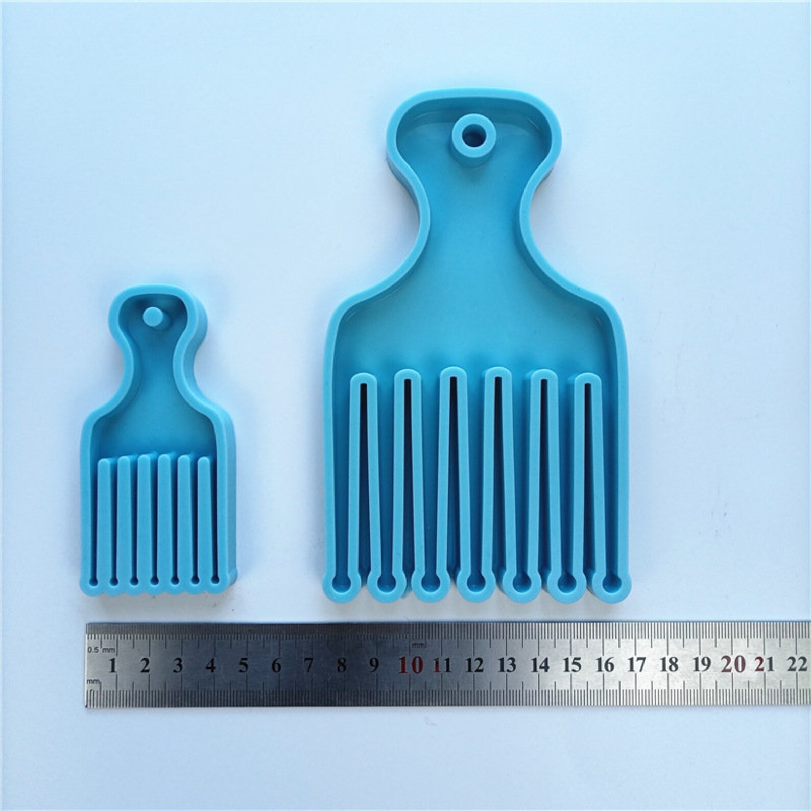 Hair Comb Resin Mold Hair Pick Mold Silicone Mold Handmade - Etsy