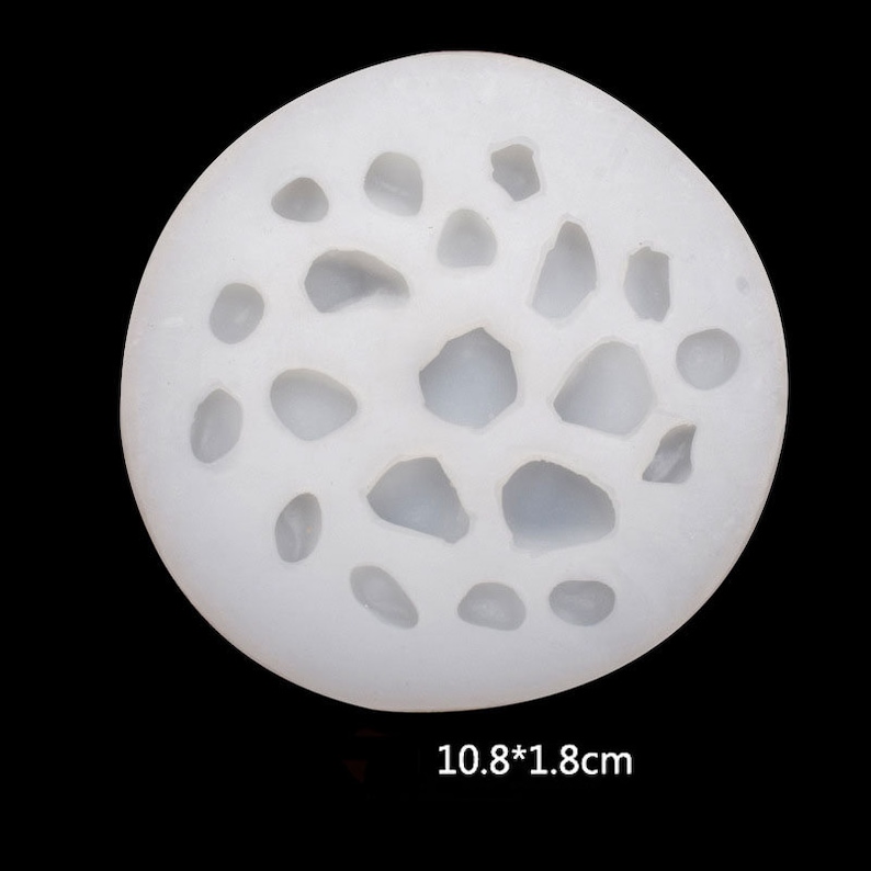 20-cavity Small Stone Mold Pebble Stone Silicone Mold Cobblestone ...
