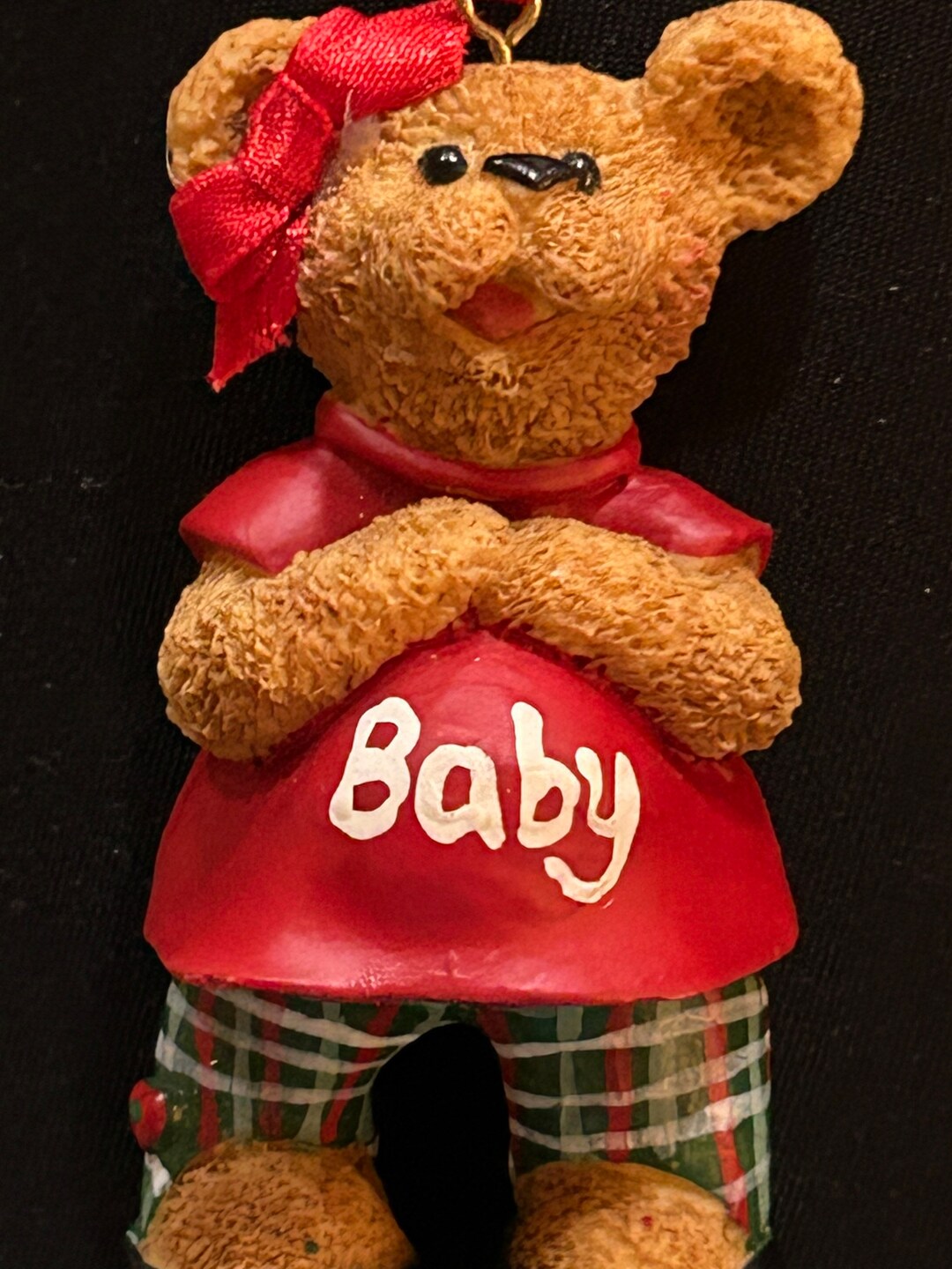 Holly Bears Collectable Pregnant Mother Christmas Tree Ornament by Kurt ...