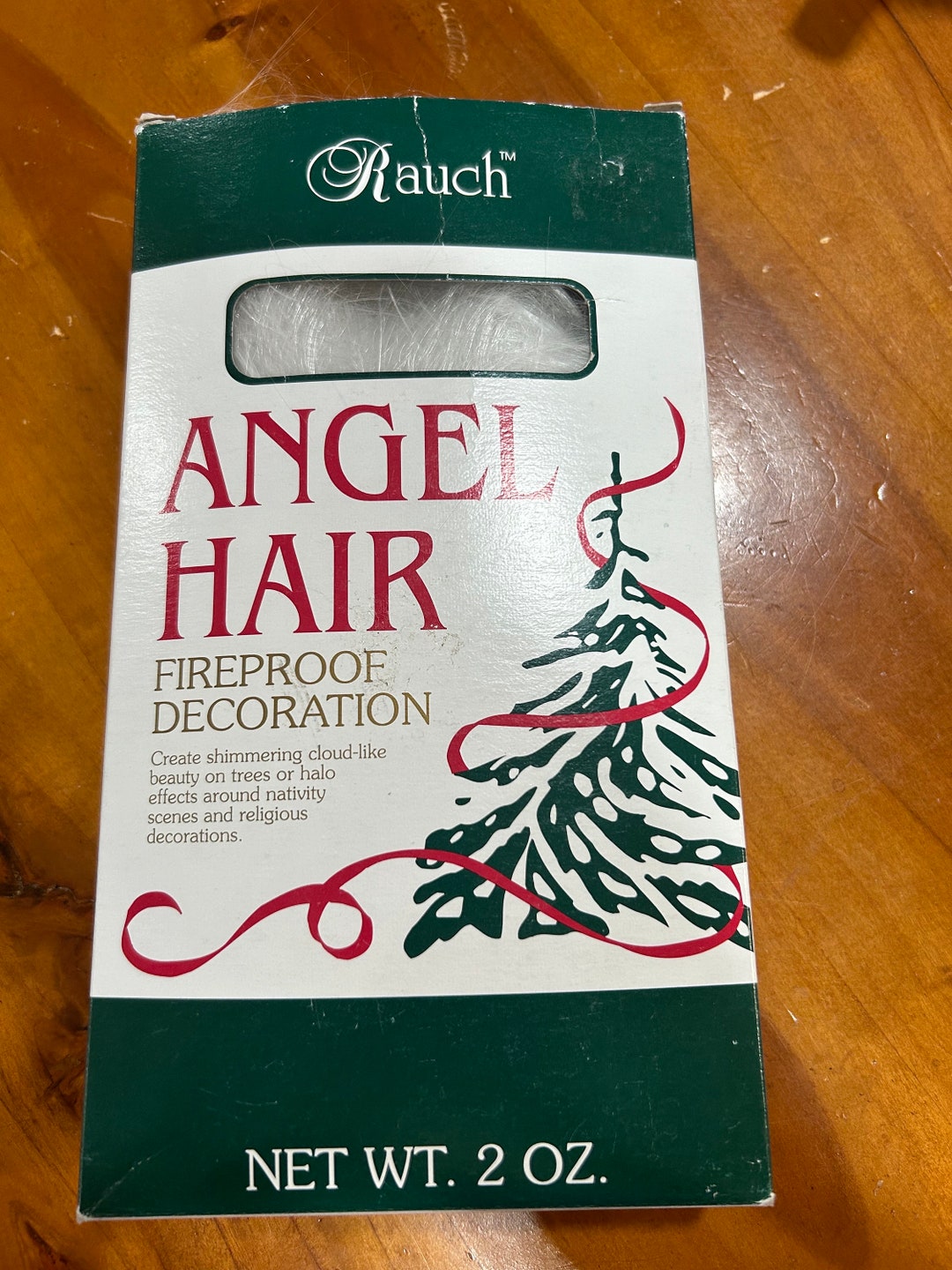Vintage Rauch USA Made Angel Hair Fireproof for Tree See Photos for ...