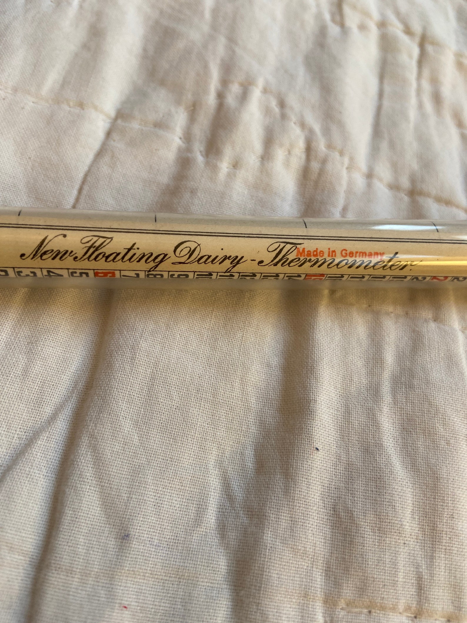 Rare Old Floating Glass Dairy Thermometer Made in Germany With | Etsy