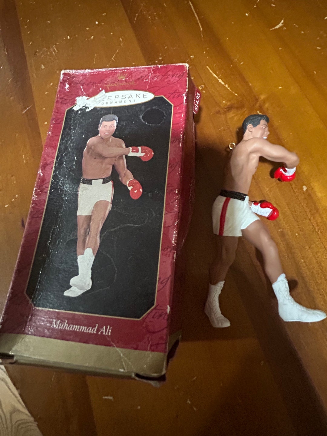 Hallmarks Keepsake Christmas Tree Ornament Muhammad Ali 1999 Dated With ...