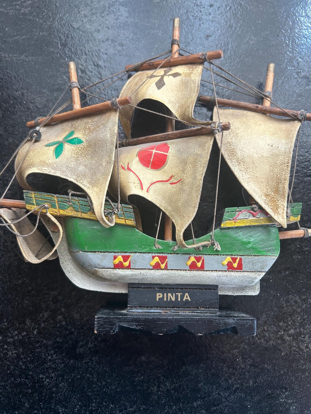 Vintage Pinta (from the Christopher Columbus Group) Ship Model Made of ...
