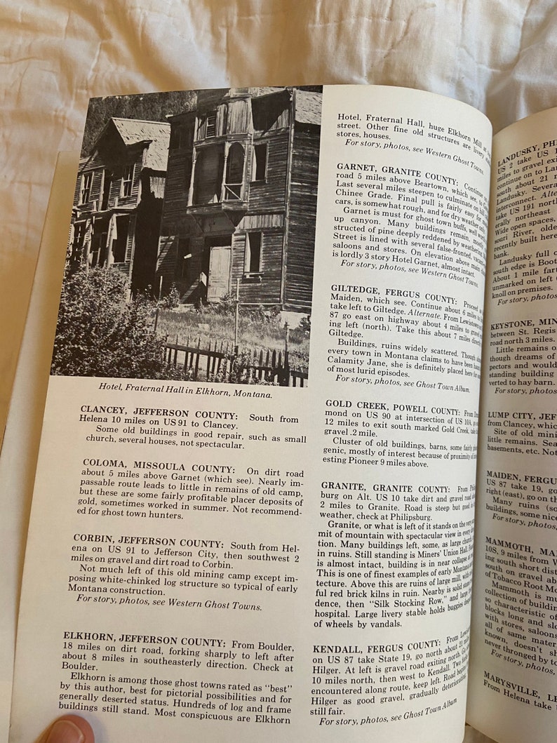 1967 A Guide to Western Ghost Towns by Lambert Florin - Etsy