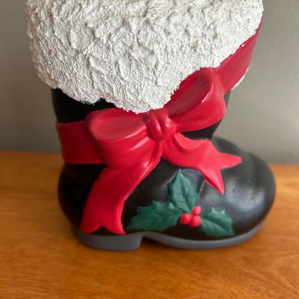 Santa Boot Vase - Etsy