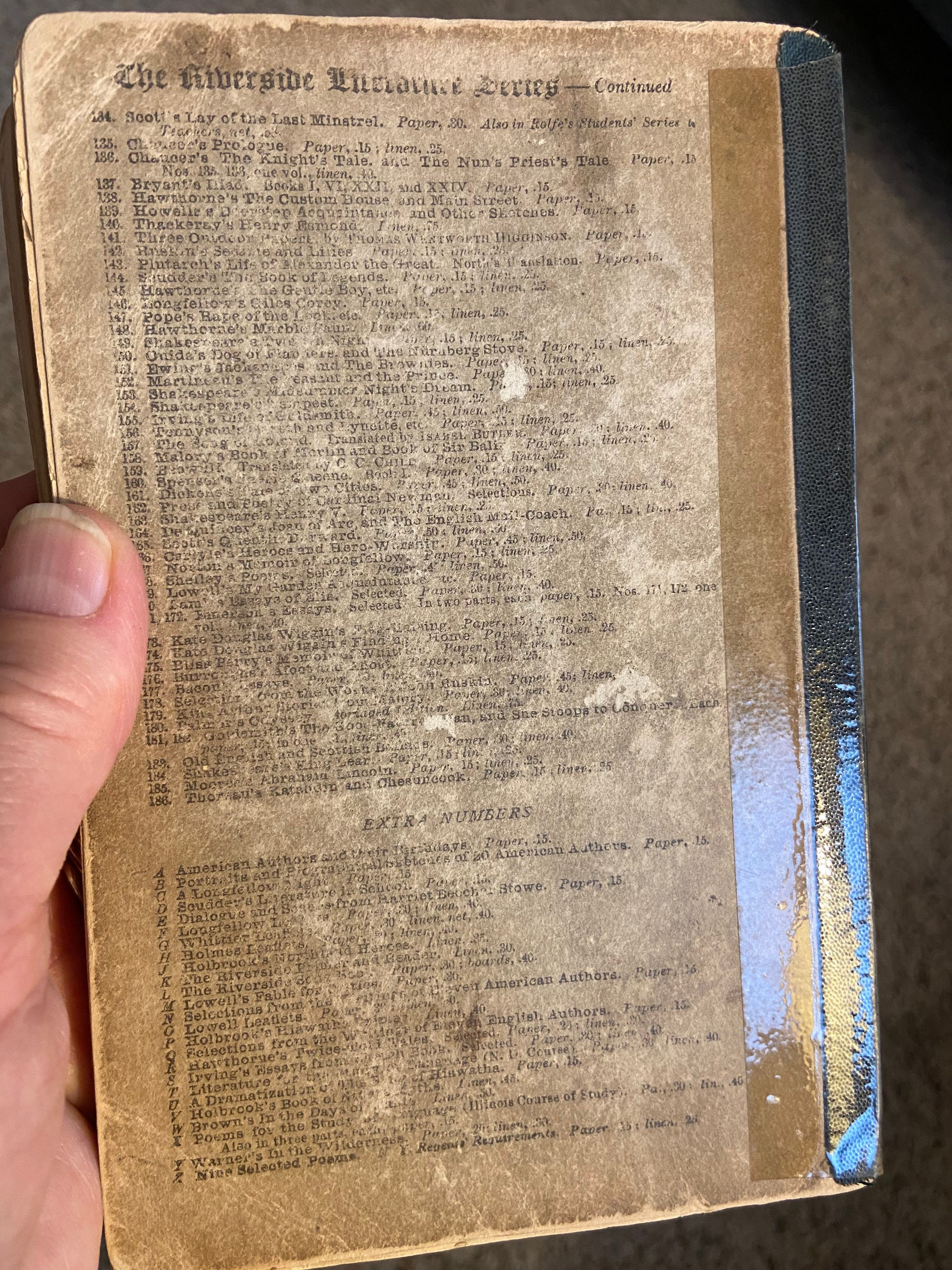 Antique 1895 Riverside Literature Series Silas Marner the | Etsy