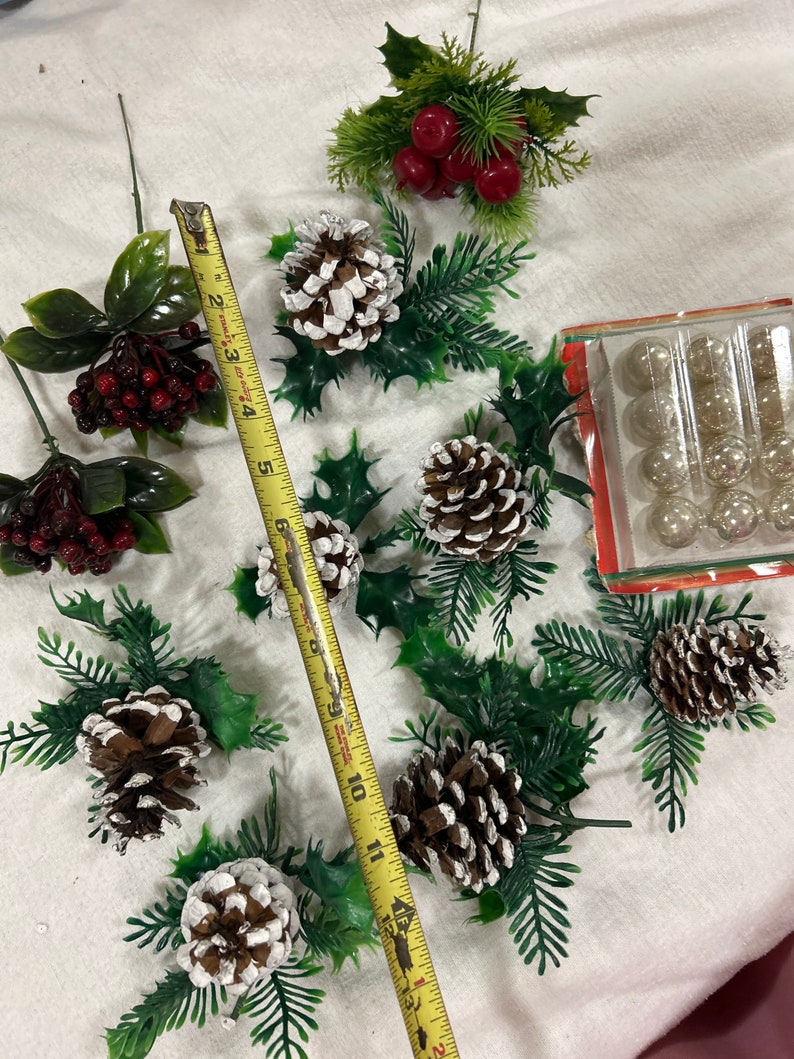 Ten Piece Vintage Plastic Craft Christmas Items From Guessing - Etsy