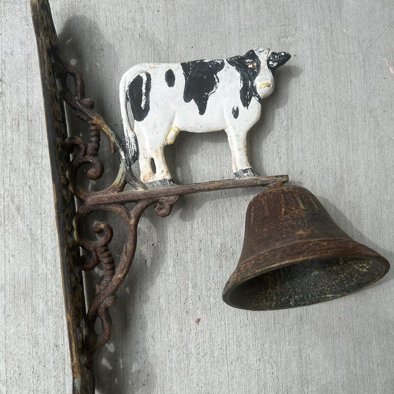 Antique Cow Bell - Etsy