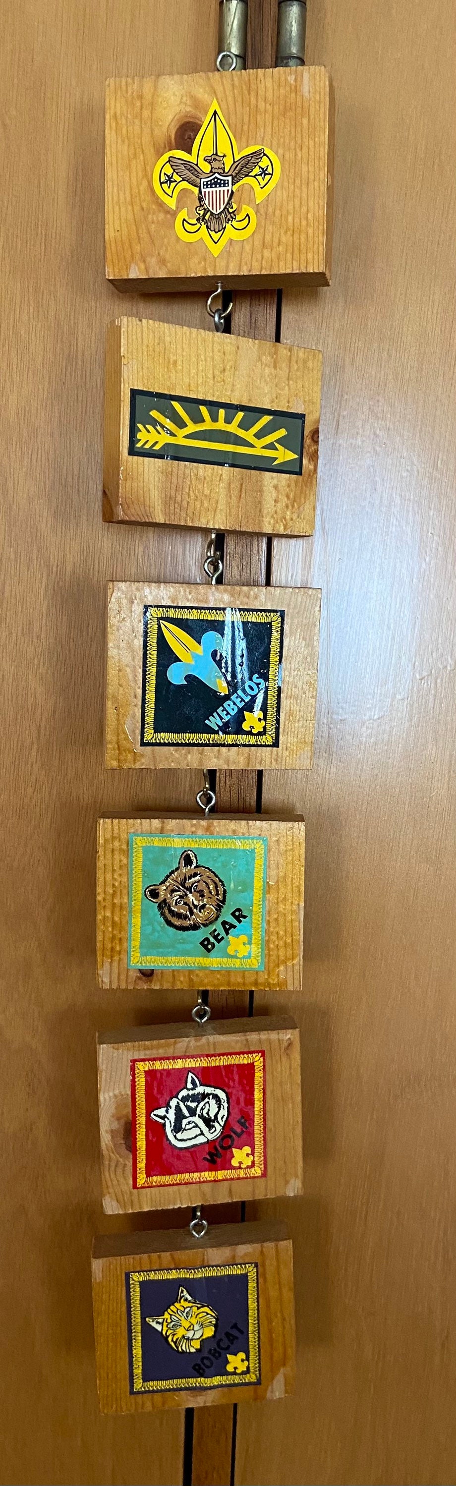 Handmade vintage cub scouts memorabilia made of wood | Etsy