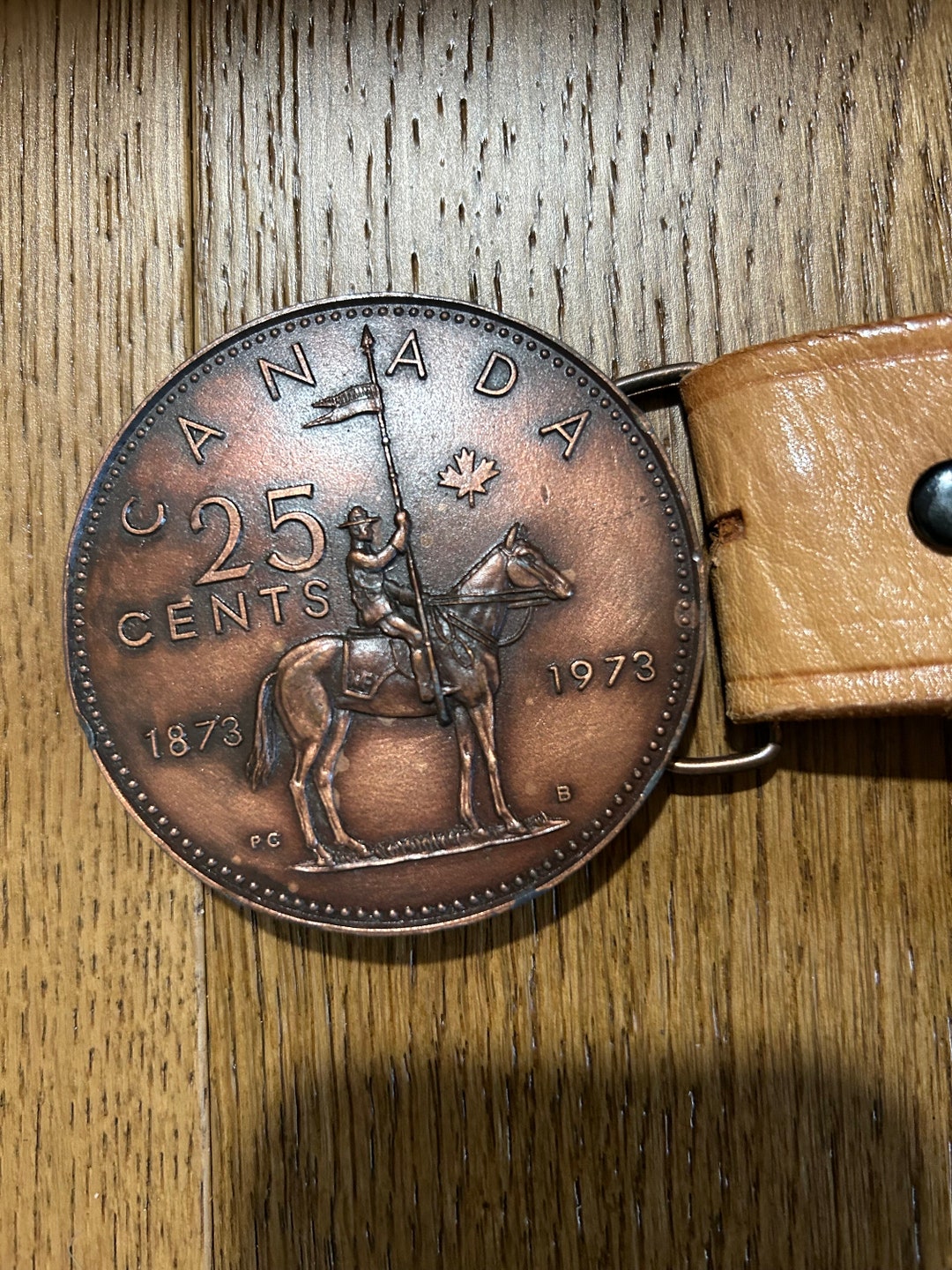Vintage Royal Canadian Mountie on Horseback Belt Buckle With 1873-1973 ...