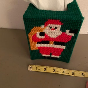 Jolly Santa Claus Handmade Tissue Box Cover - Etsy