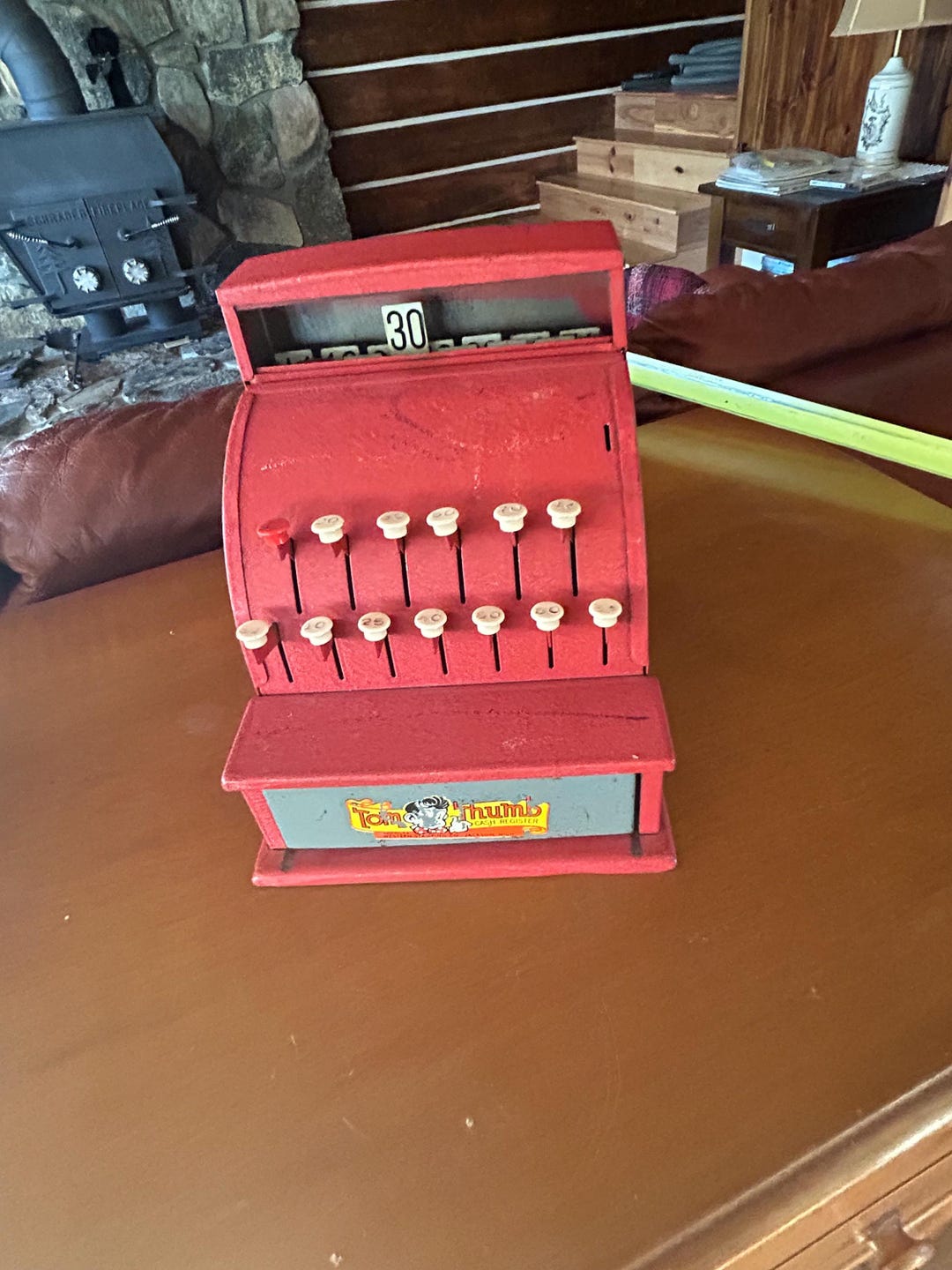Vintage Tom Thumb Toy Steel Cash Register Circa 1950s.usa Made by ...
