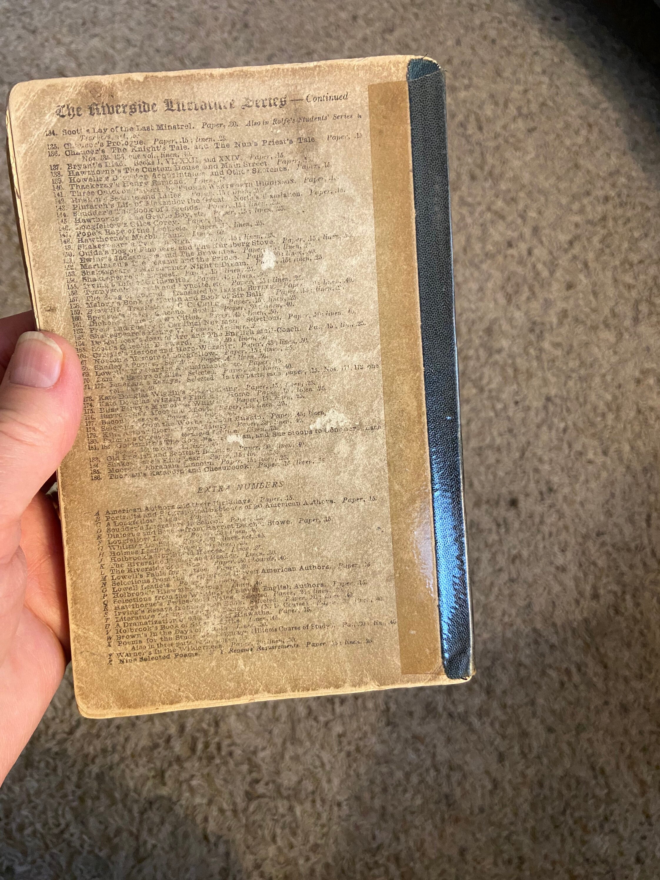 Antique 1895 Riverside Literature Series Silas Marner the | Etsy