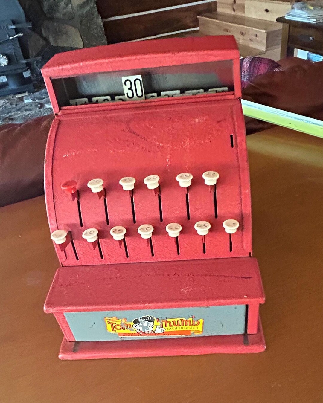 Vintage Tom Thumb Toy Steel Cash Register Circa 1950s.usa Made by ...
