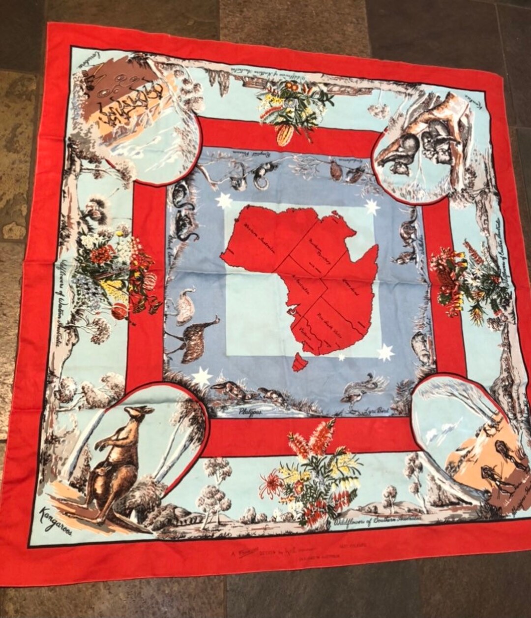 Table Linen Australian Vintage Francois Design by Heil Designed in ...