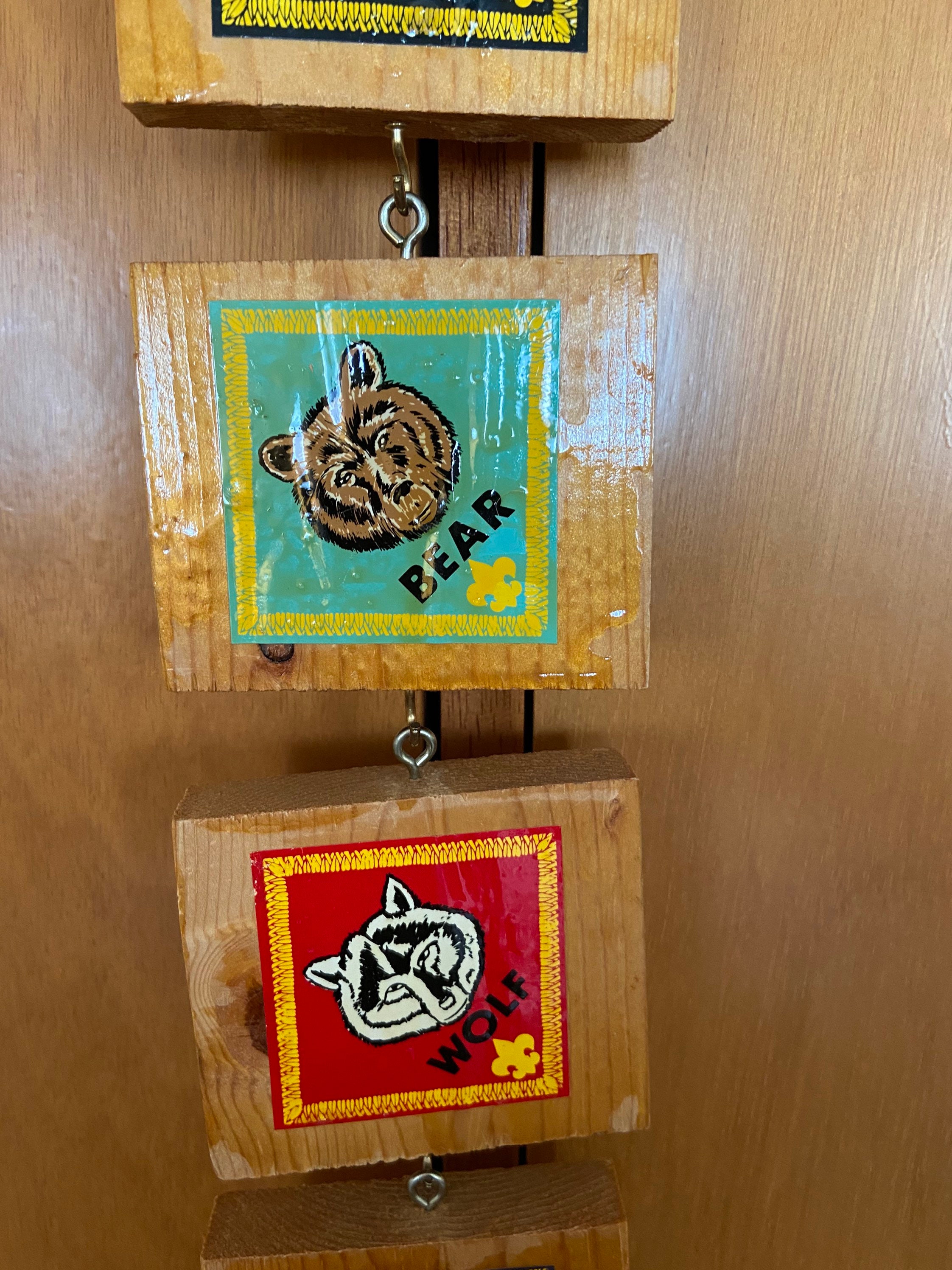 Handmade vintage cub scouts memorabilia made of wood | Etsy