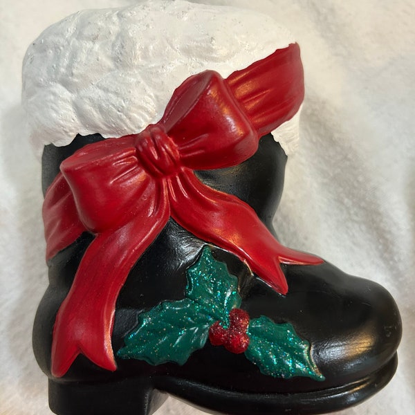 Santa Boot Vase - Etsy