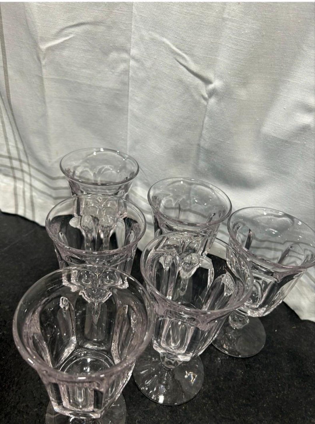 Set of 6 in Excellent Condition Parfait/icecream Sundae Glassware ...
