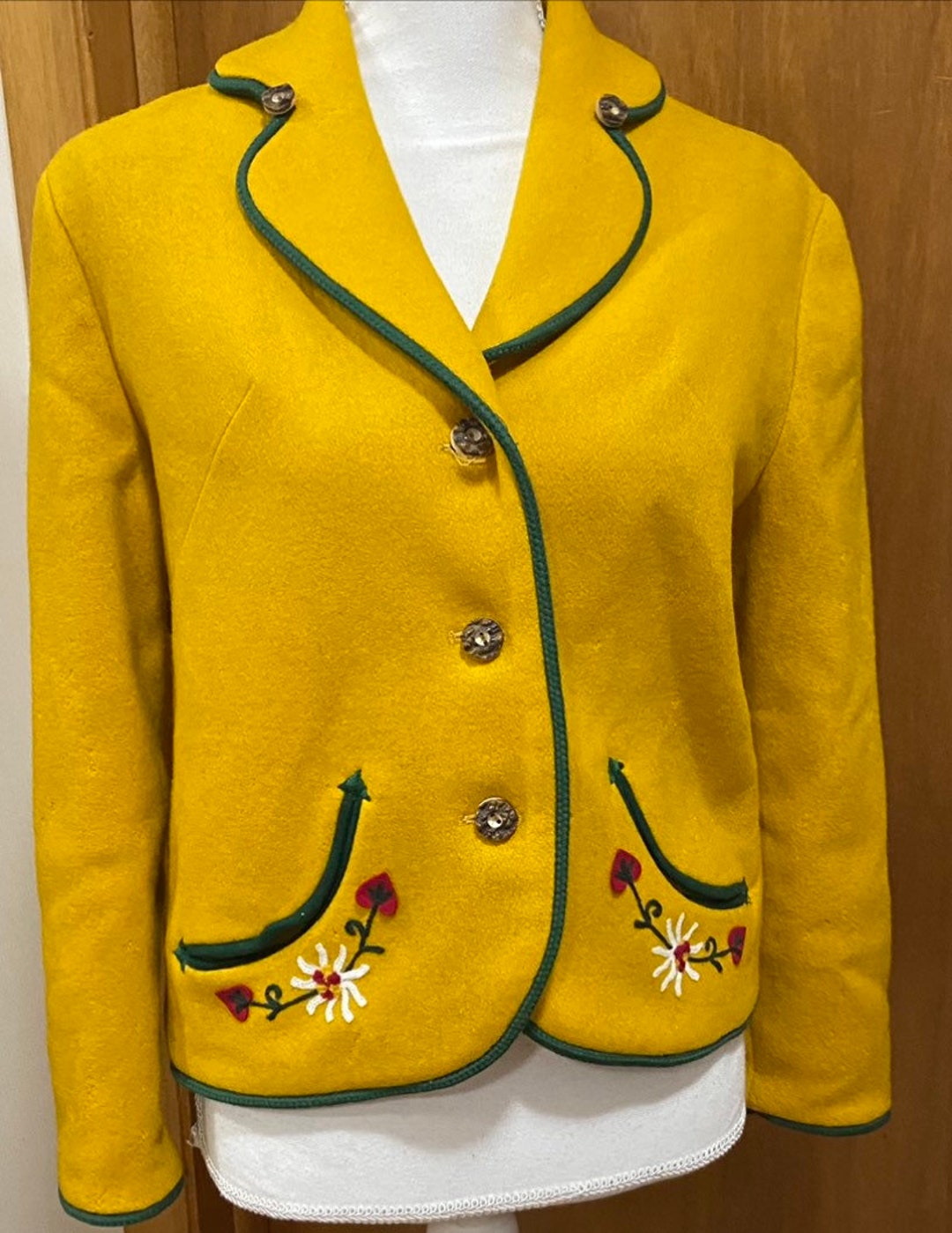 Austrian Style Trachten Wool Sixtys Petti Jr Sportswear Size 9/10 ...