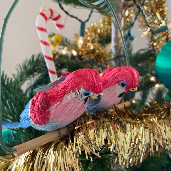 Paper Mache Parrots - Etsy